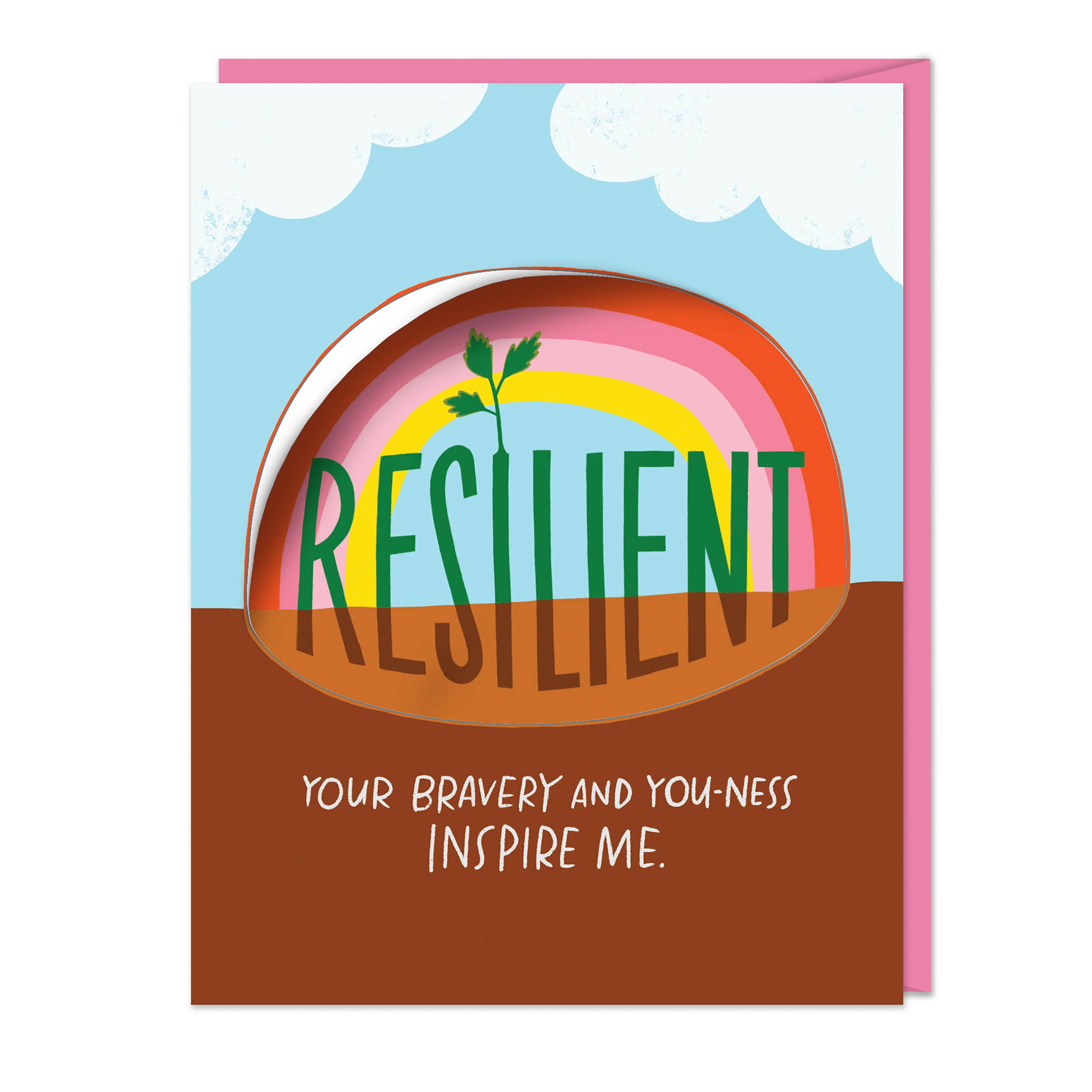 Resilient Sticker Card – A Little Happy