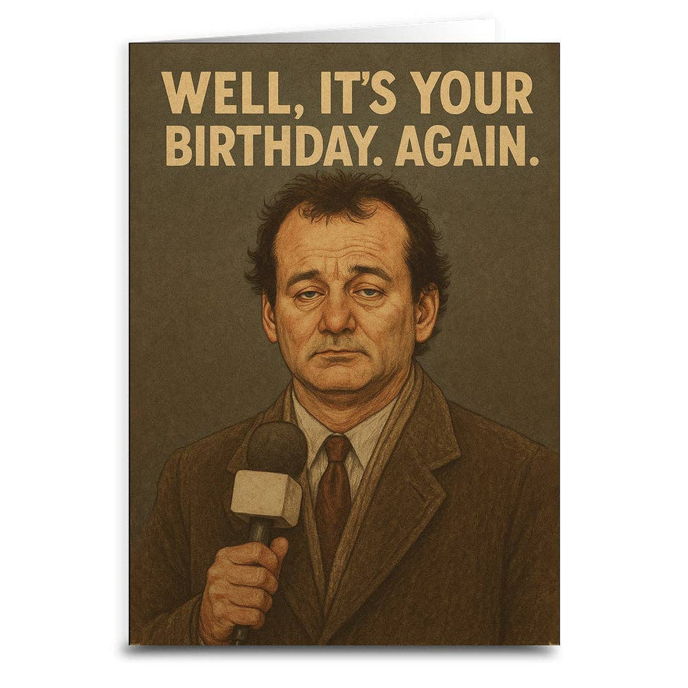 Groundhog Day Birthday Card – A Little Happy