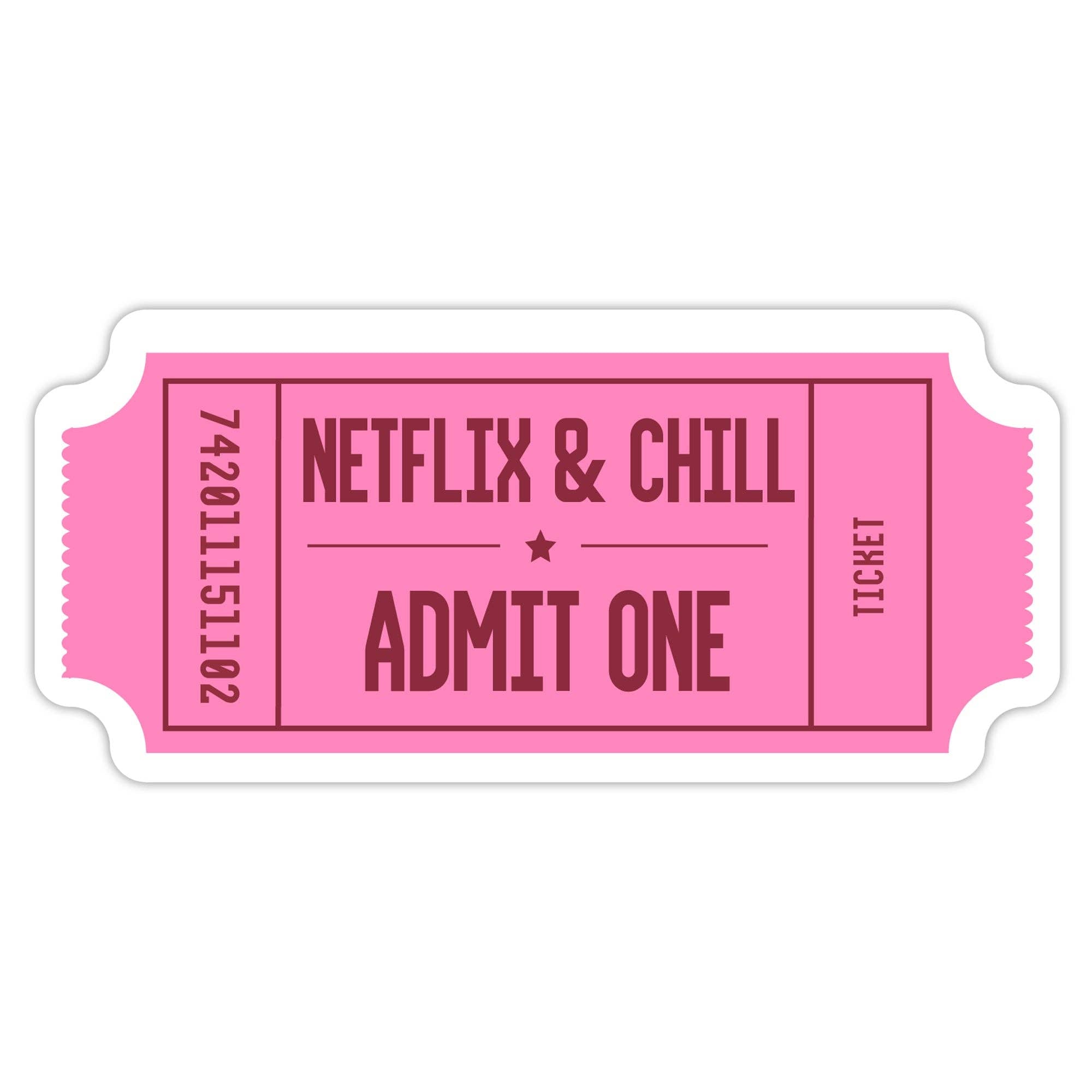 Netflix & Chill Sticker – A Little Happy