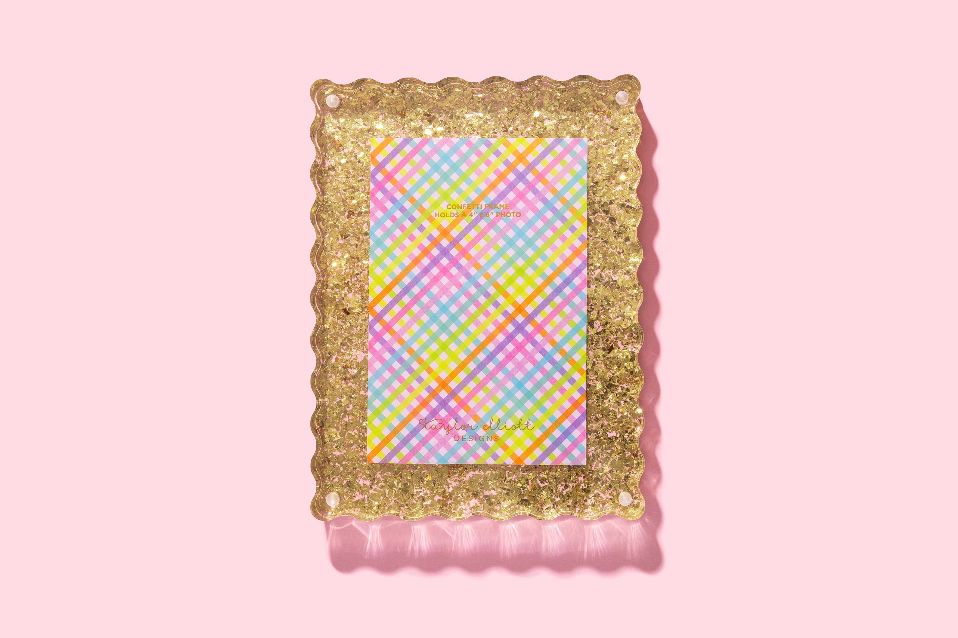 Medium Frame - Gold Confetti – A Little Happy