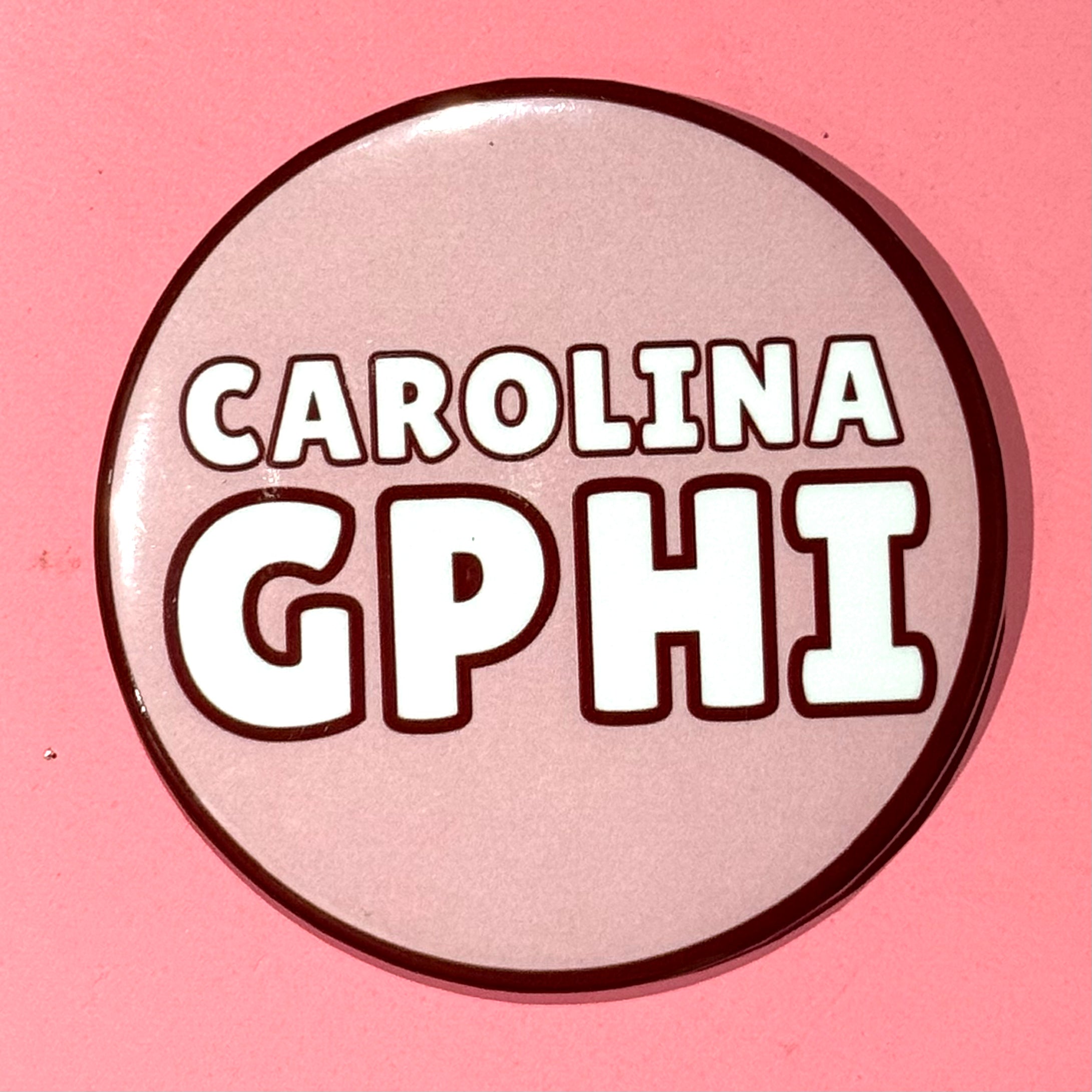 GPhi Carolina Button – A Little Happy