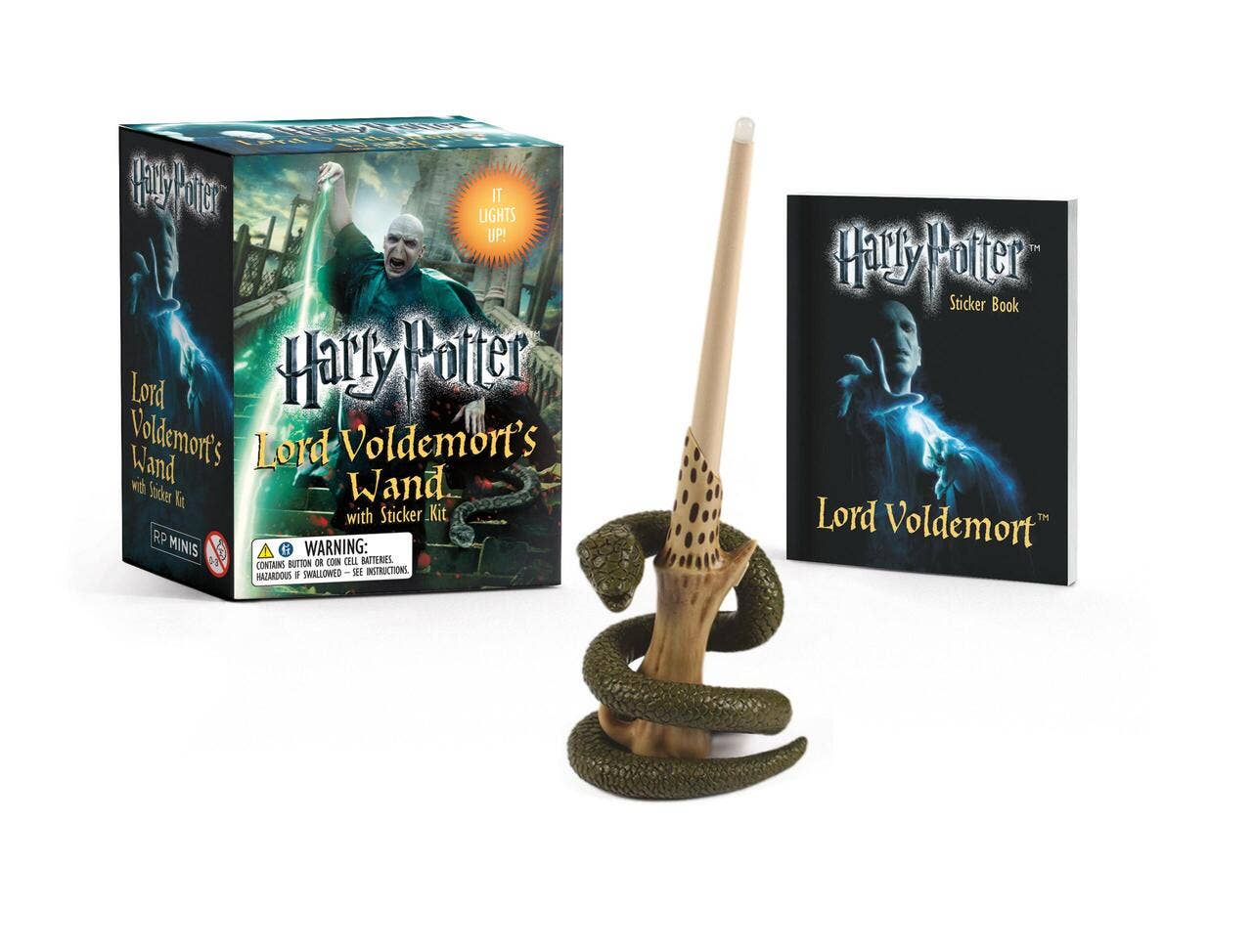 Harry Potter Voldemort's Wand With Sticker Kit: Lights Up! – A Little Happy
