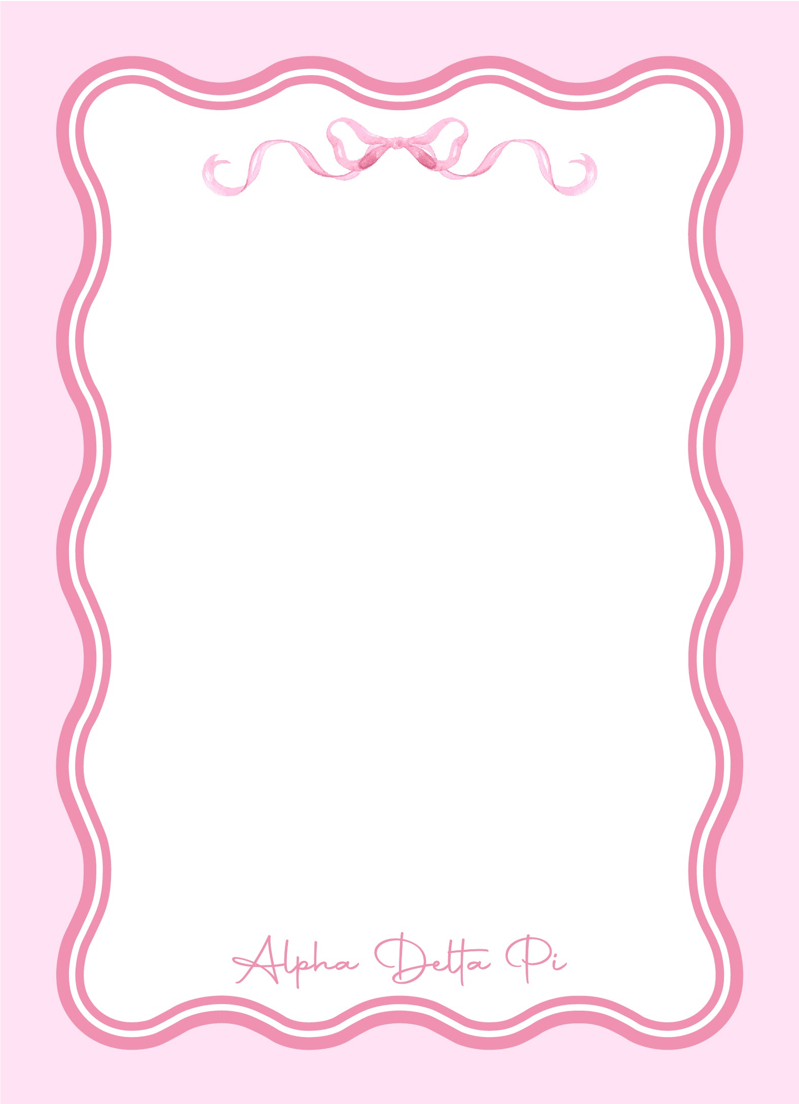ADPi Coquette Notepad – A Little Happy