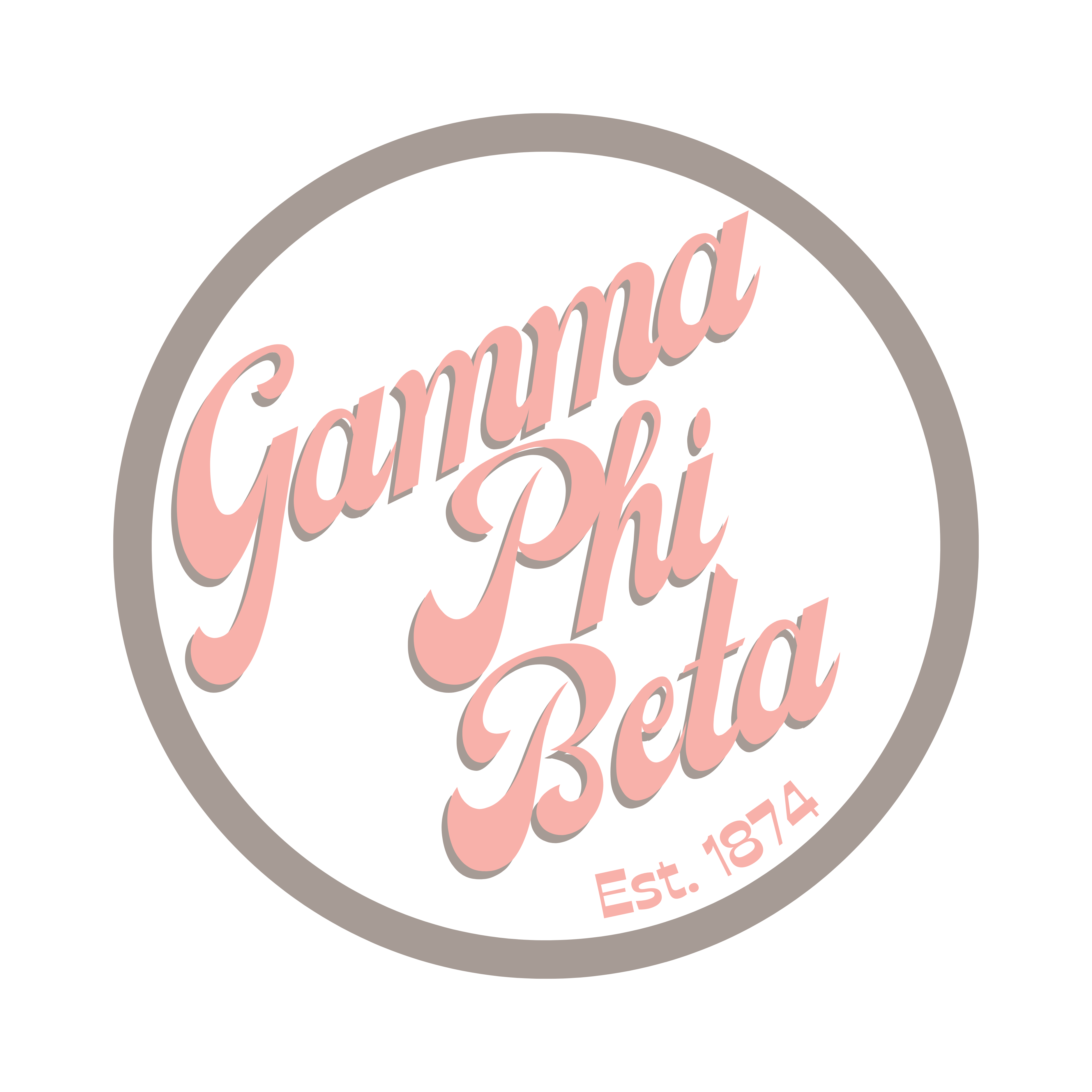 Greek Retro Button - GPhi – A Little Happy