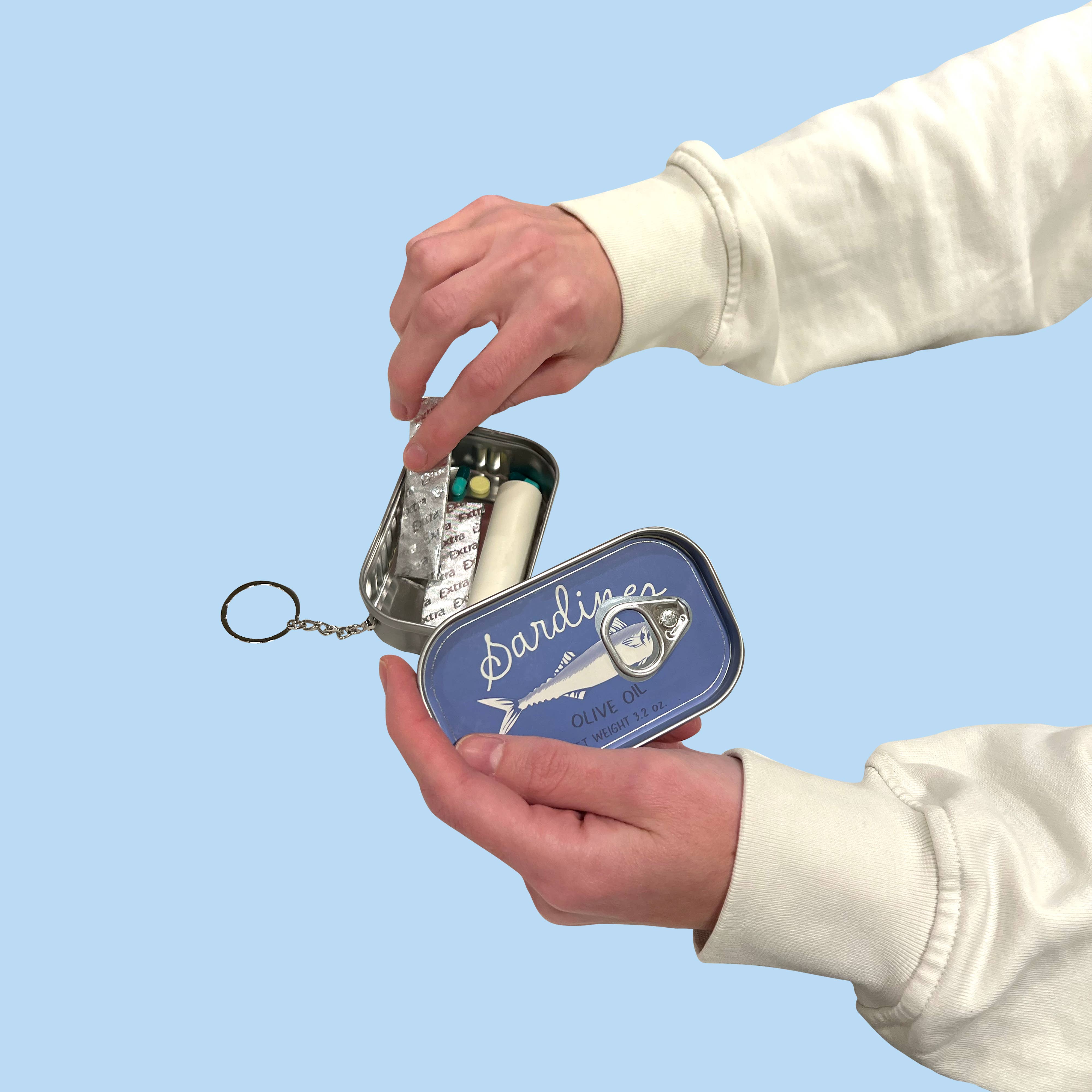 Sardine Tin Keychain – A Little Happy