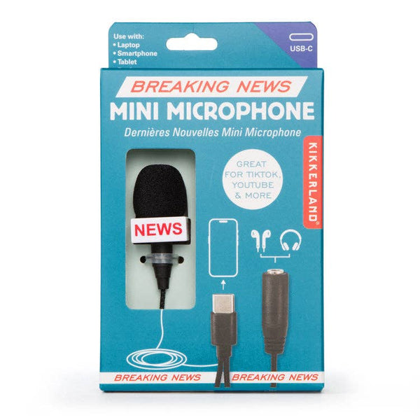 Breaking News Mini Microphone – A Little Happy