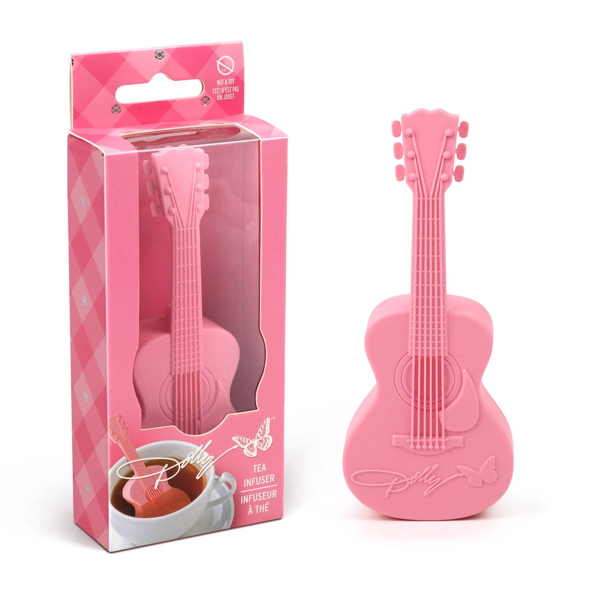 Dolly Parton Pink Guitar Tea Infuser – A Little Happy