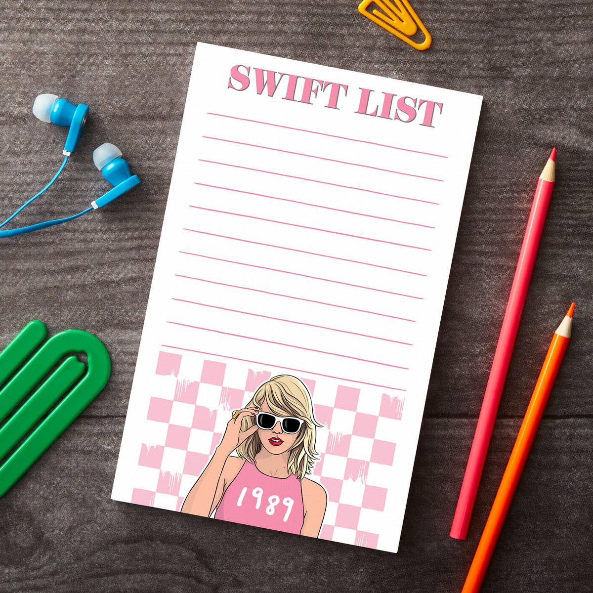 Taylor Swift - Swift List Notepad – A Little Happy