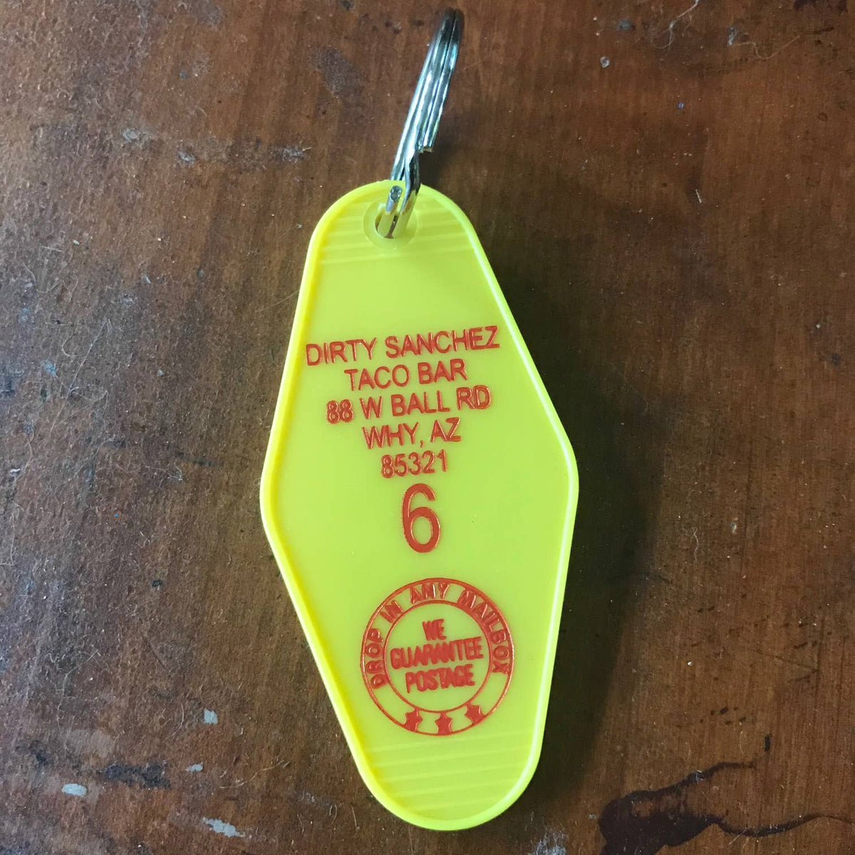 Dirty Sanchez Taco Bar Keychain – A Little Happy